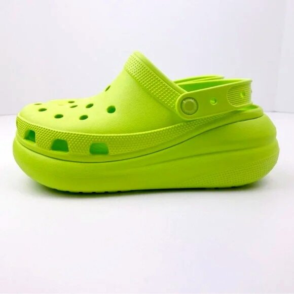 CROCS | Shoes | Crocs Classic Crush Clogs Limeade Unisex Adults Size W ...